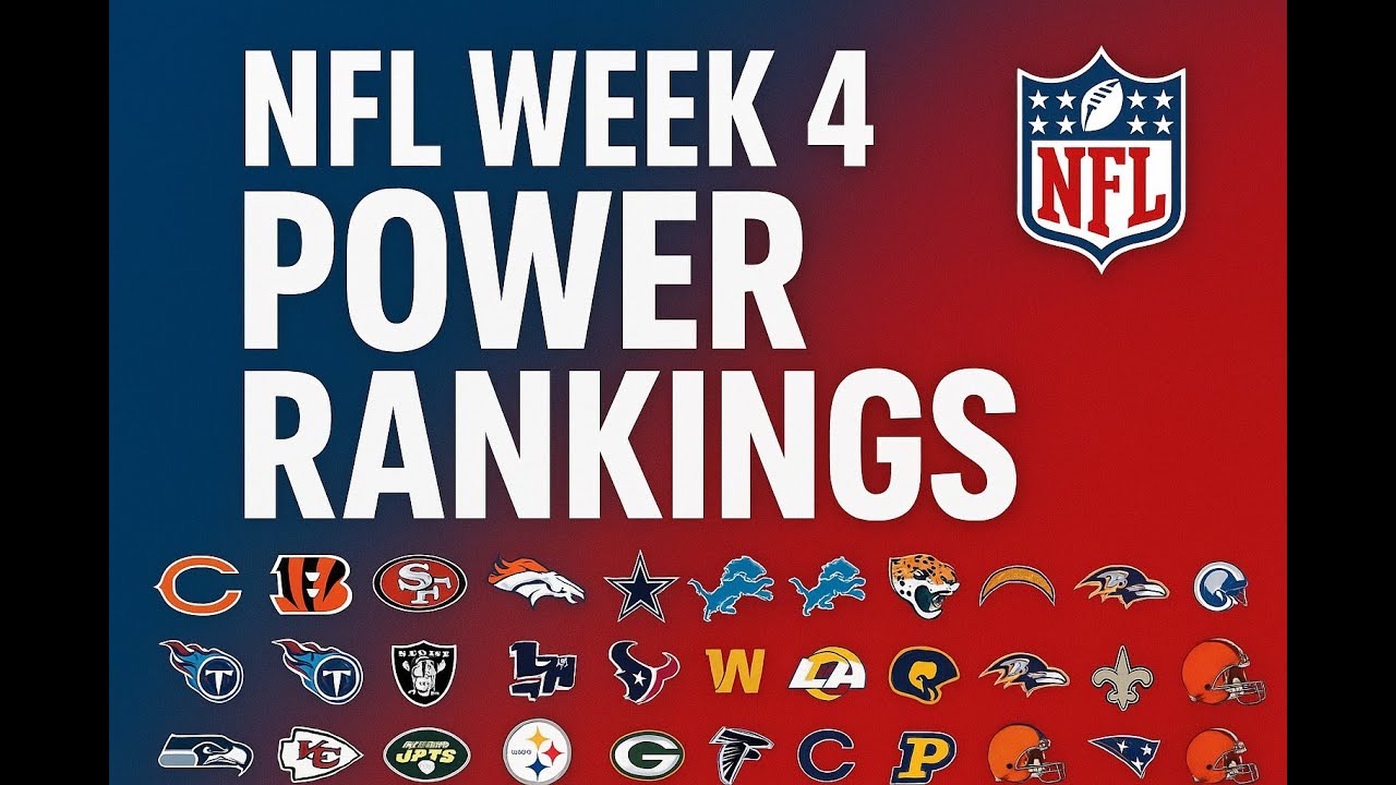NFL week 4 power rankings - YouTube