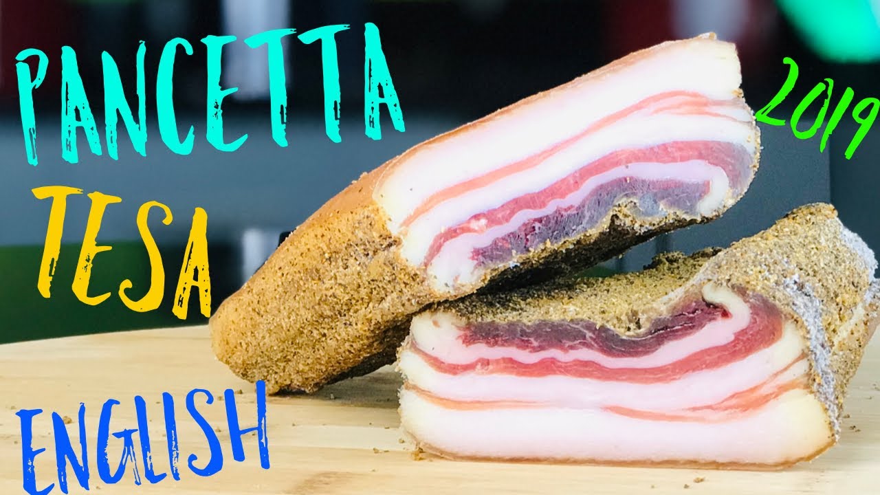 HOMEMADE PANCETTA TESA - YouTube