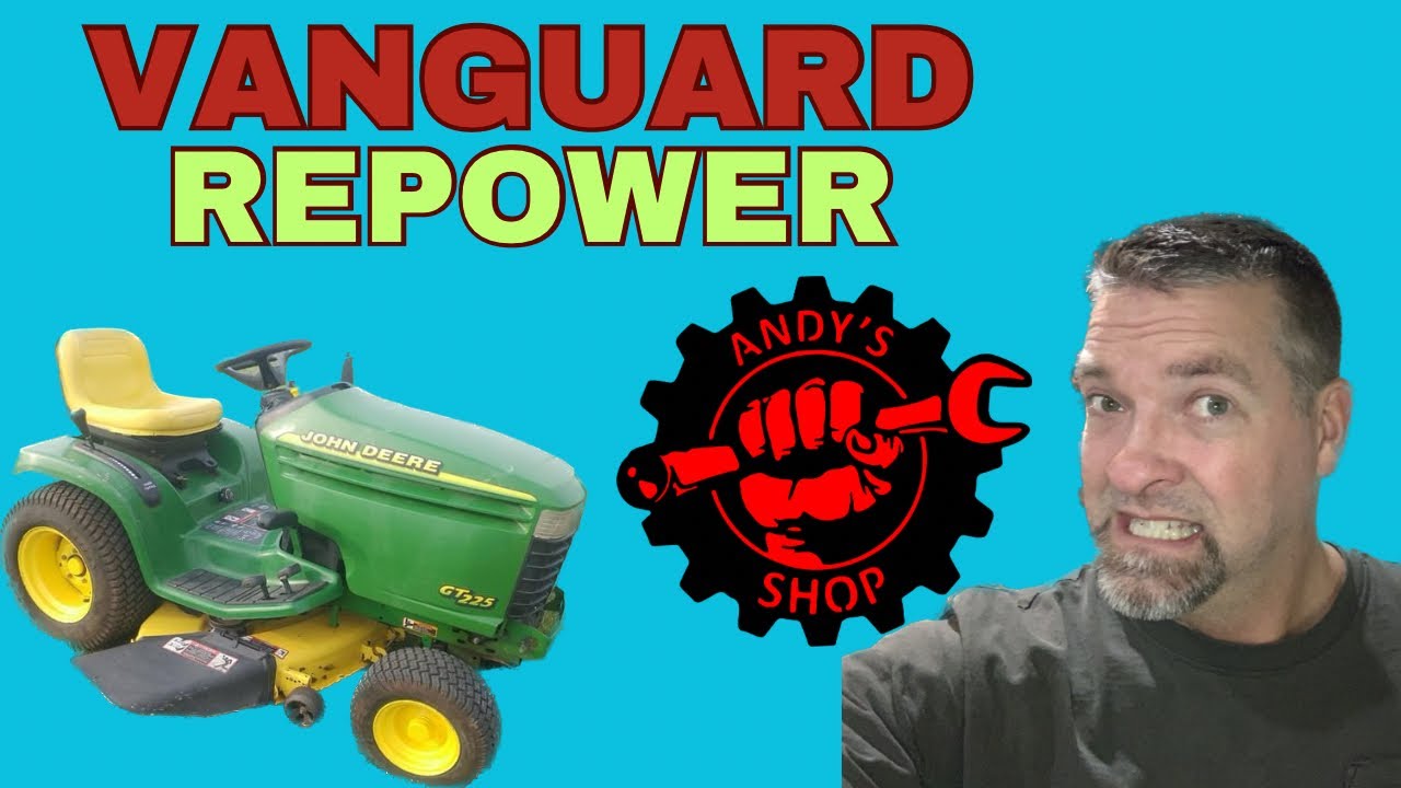 John Deere GT235 Briggs & Stratton Vanguard 20hp Repower carb clean ...