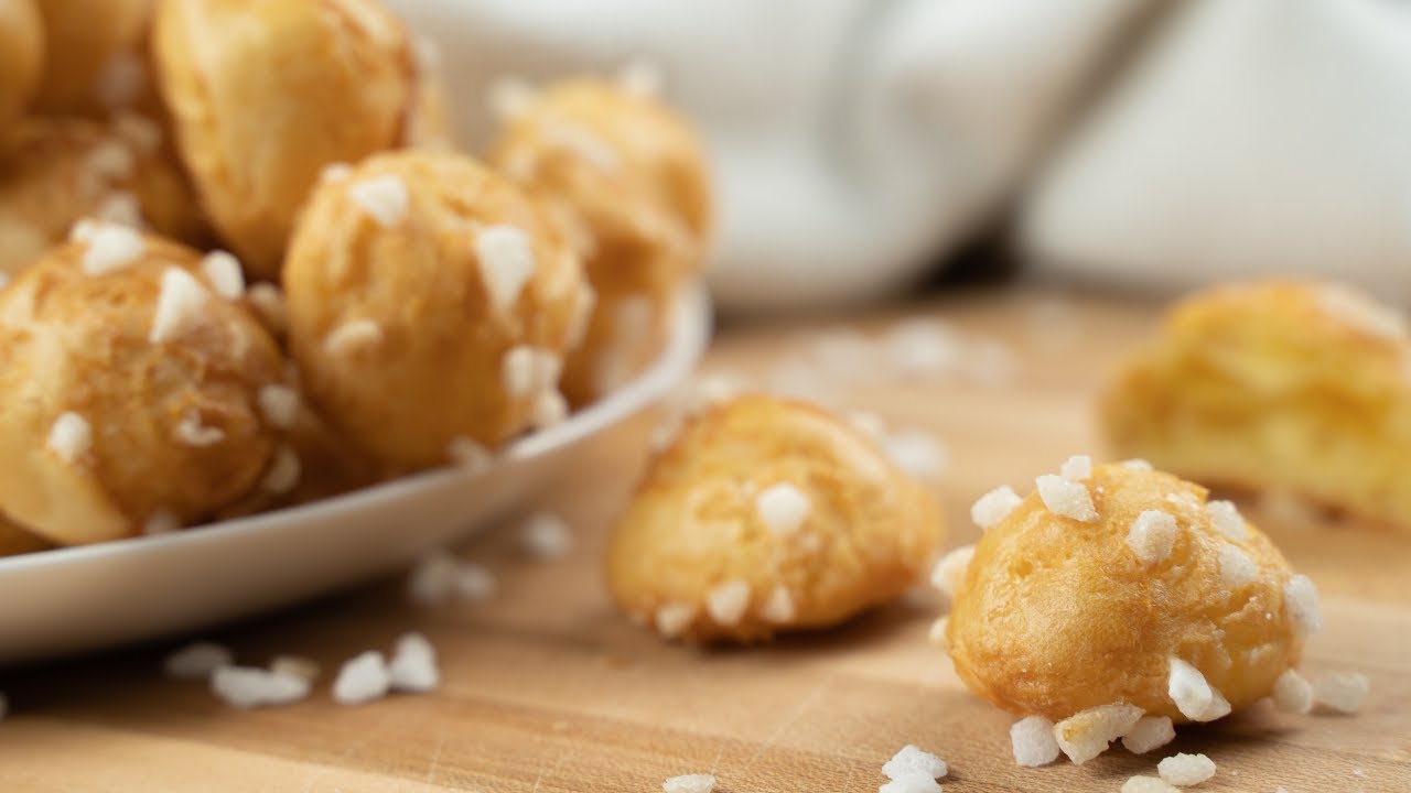 Make The Easiest Chouquettes Recipe In Under 20 minutes - YouTube