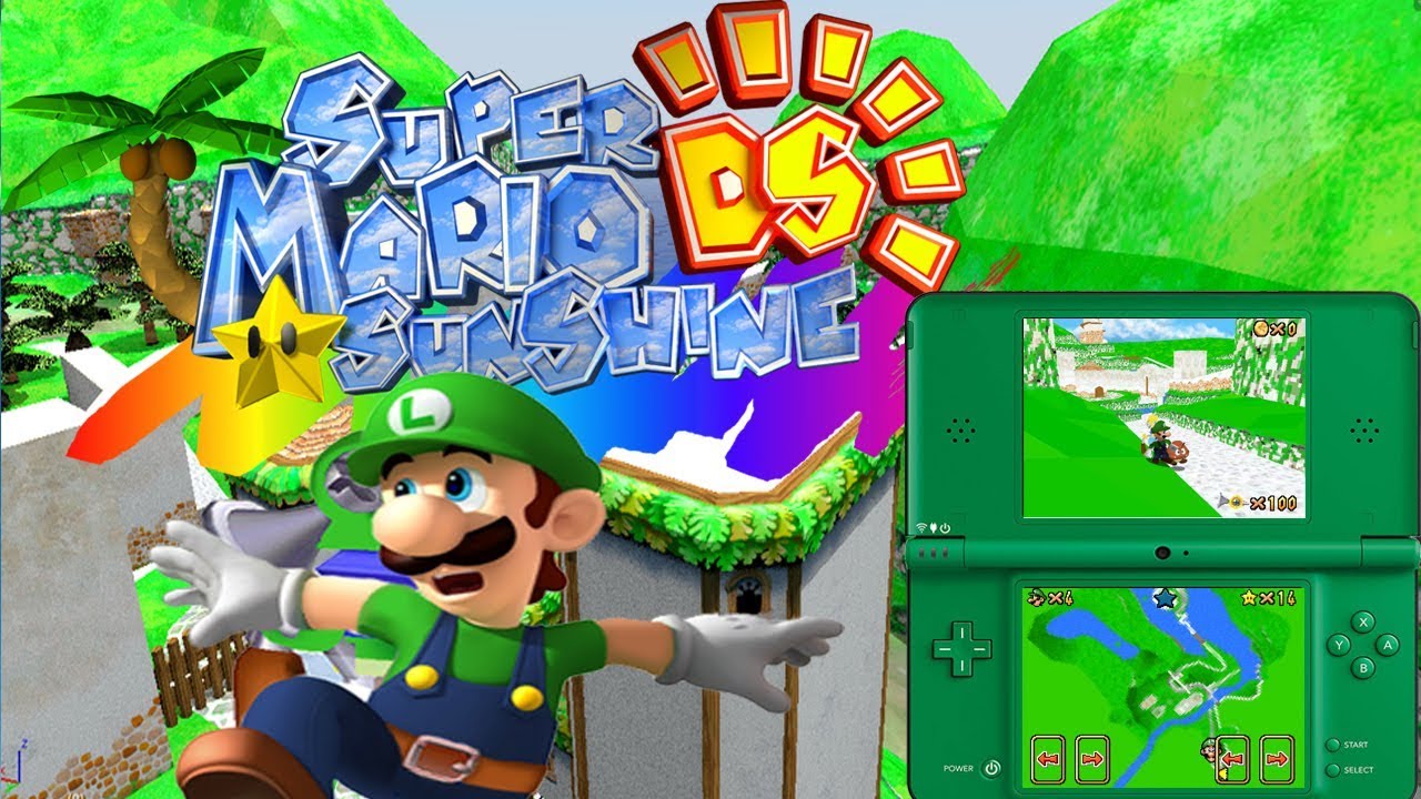 Super Mario Sunshine DS: Bianco Hills Preview: On Top of the Windmill ...
