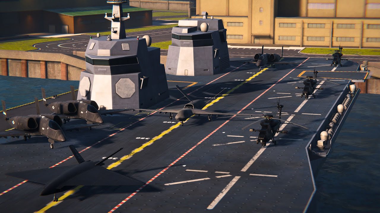 ROKS CVX - Best Aircraft Carrier For Begginers.. carrying 3x Helis and ...