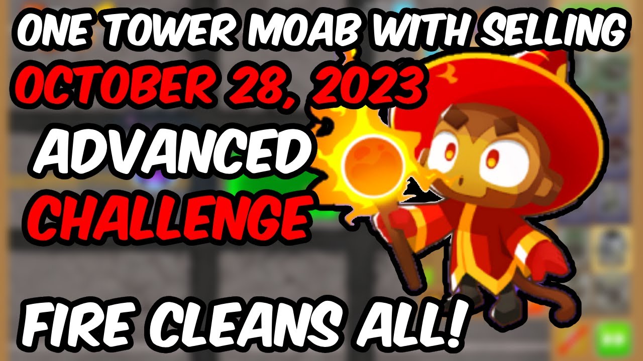 BTD6 ADVANCED CHALLENGE - One Tower Moab With Selling By Camerond ...