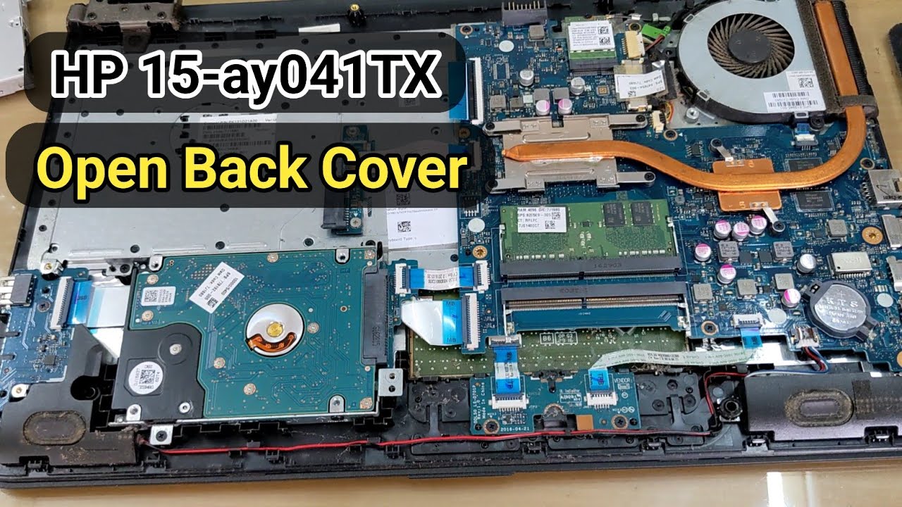 Step-by-Step Guide to Opening the HP 15-ay041TX Laptop Back Cover - YouTube