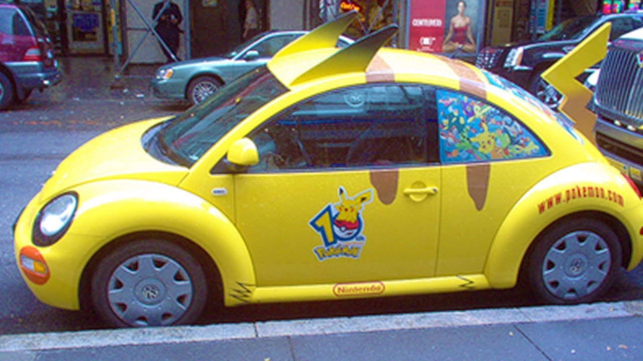 Real Life Pokemon Car Spotted In Japan - YouTube