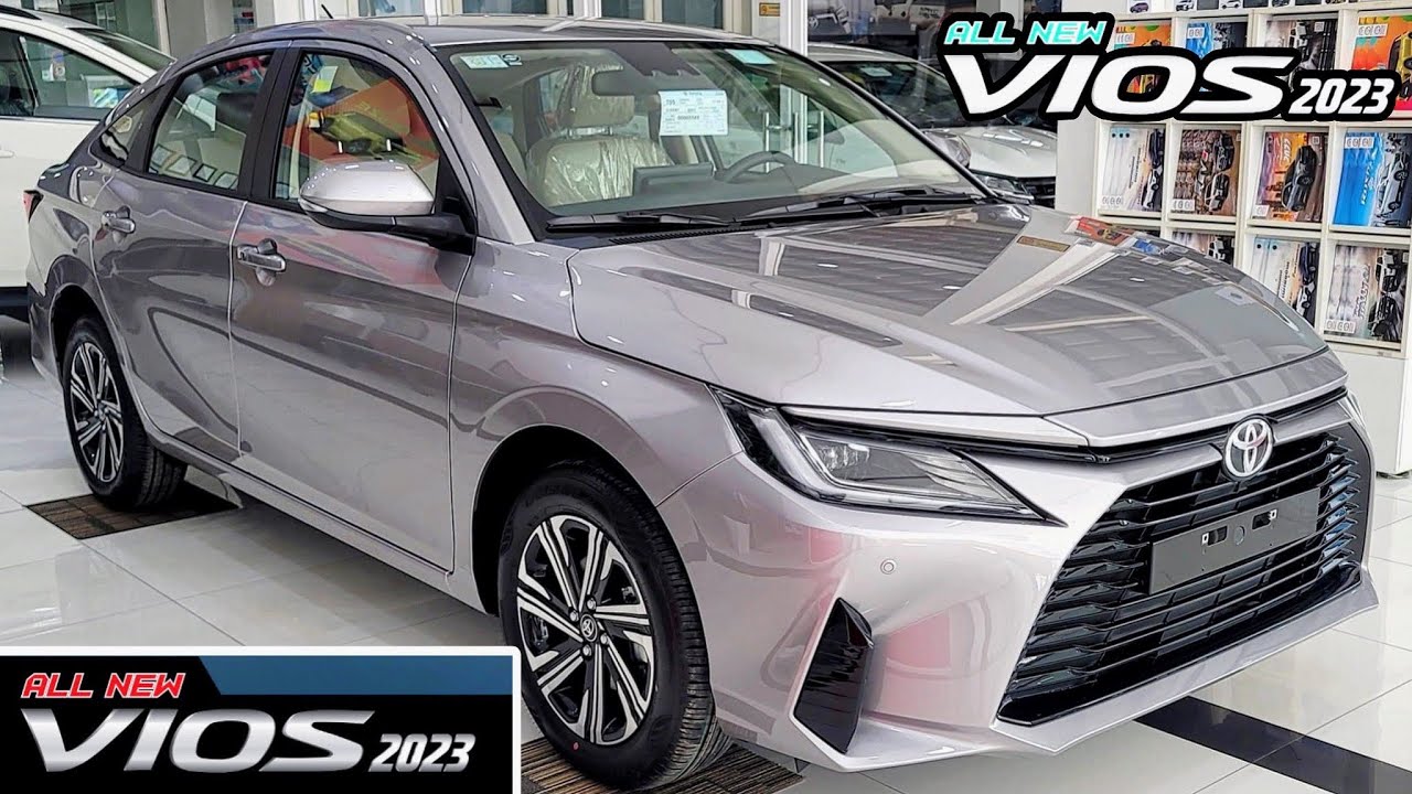 Toyota Vios 2023 Silver Color [Exterior and Interior] In-depth walk ...
