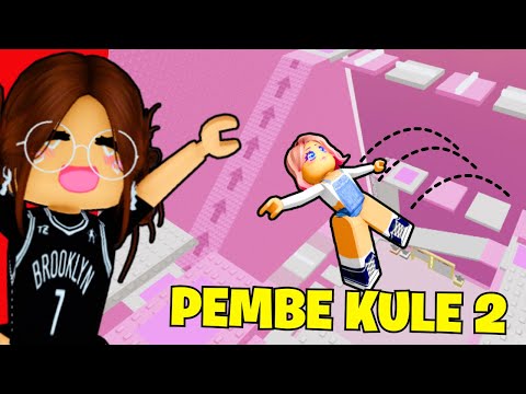 DEV PEMBE KULE 2😊AYŞEM ECE ARI💥ARIGİLLER🐝ROBLOX PINK TOWER