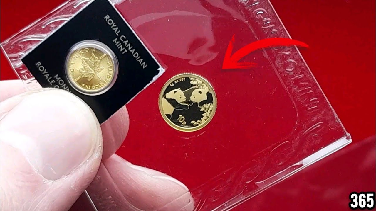 1g Gold Panda Coin added to the Stack! - YouTube