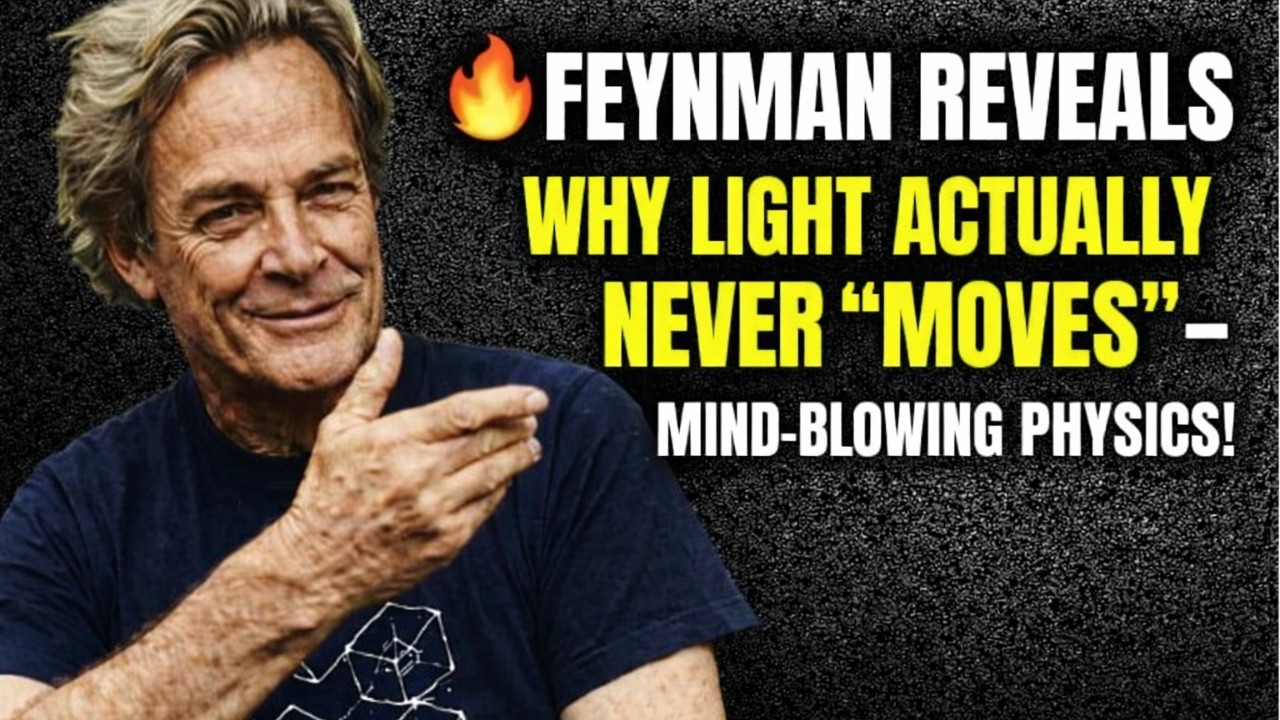 ⚡ Why Light Doesn’t Move? Feynman’s Mind-Blowing Explanation! - YouTube