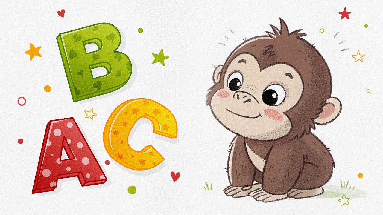 🦍 A is for Ape 🦍 | Fun ABC Song for Kids | Bubble ABC 🫧 - YouTube