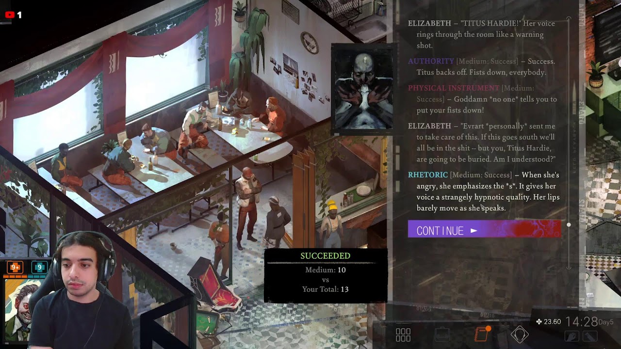 Disco Elysium Blind Playthrough ~ Part 7 - YouTube