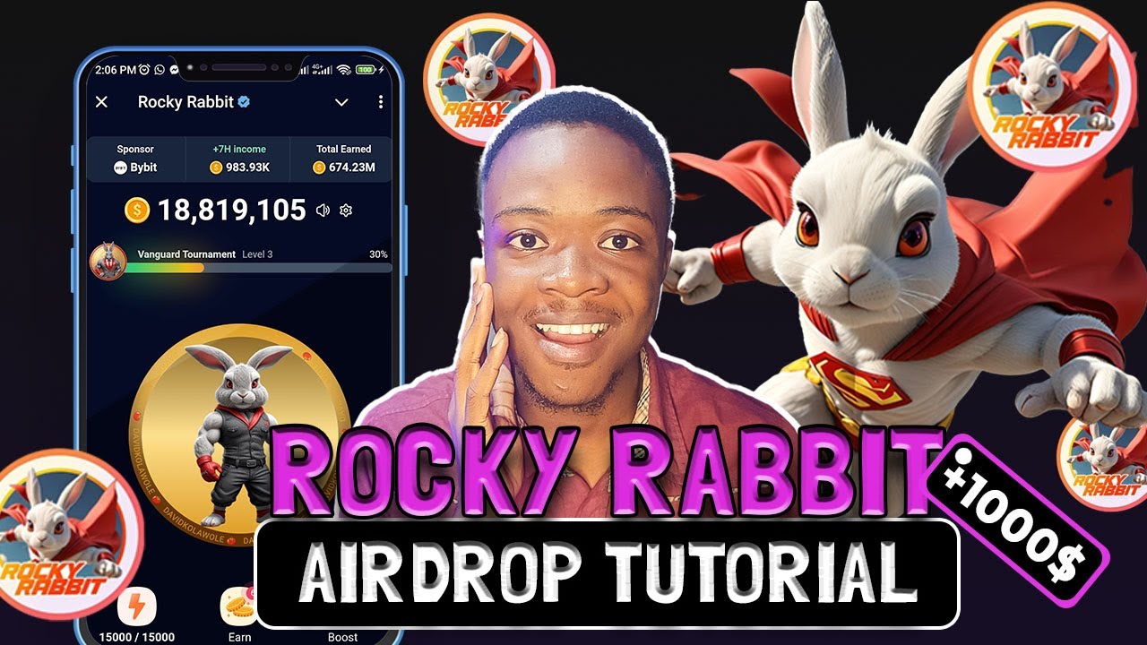 Rocky Rabbit Airdrop: How To Make $1000 from this Telegram Crypto ...