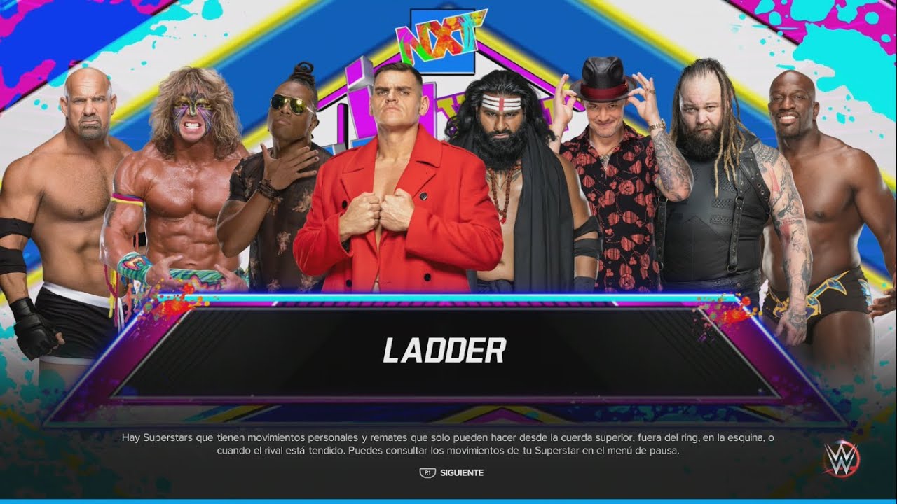 WWE 2k23: 8-Man Ladder Match. (REQUEST) - YouTube