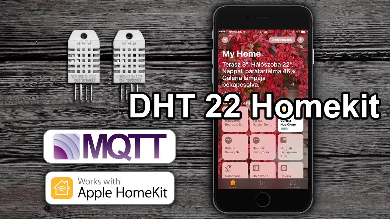Homekit Dht22 Temperature And Humidity Sensor Using Esp8266 You 5267