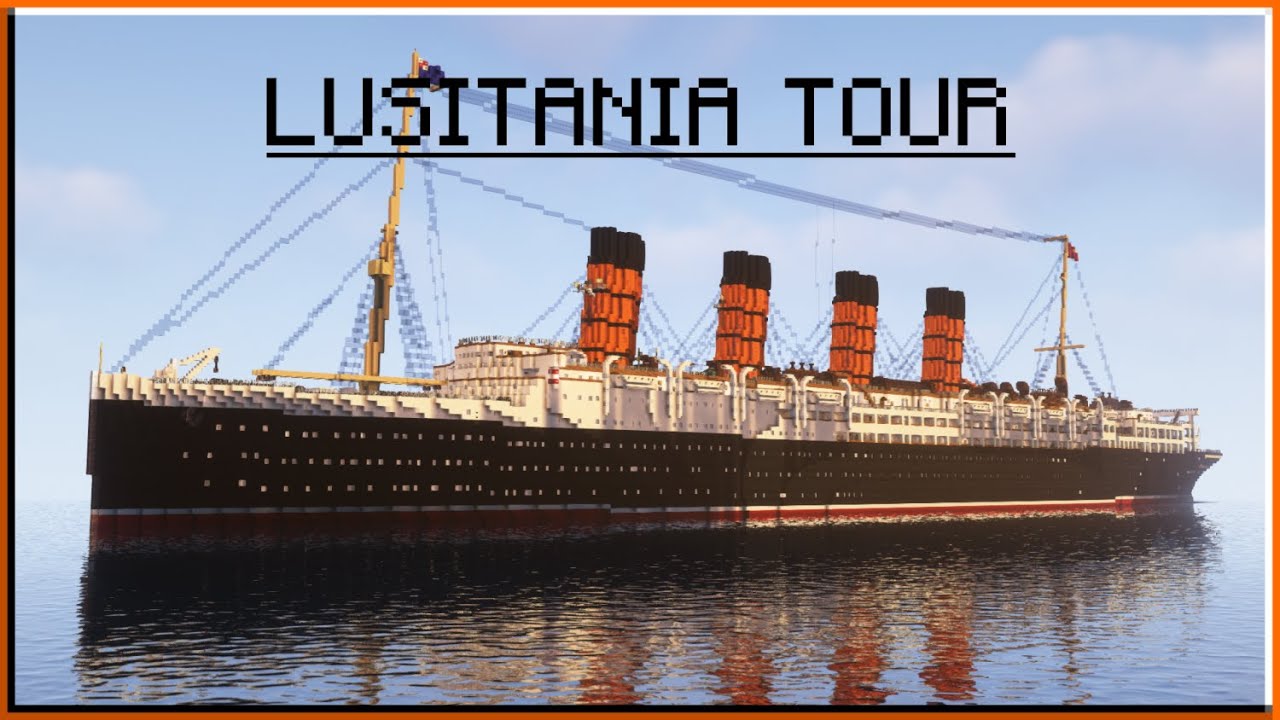 Touring the RMS Lusitania! - Minecraft - YouTube