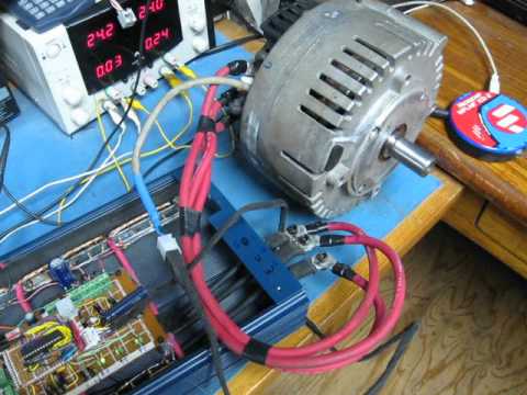 Mars motor with home made driver - YouTube