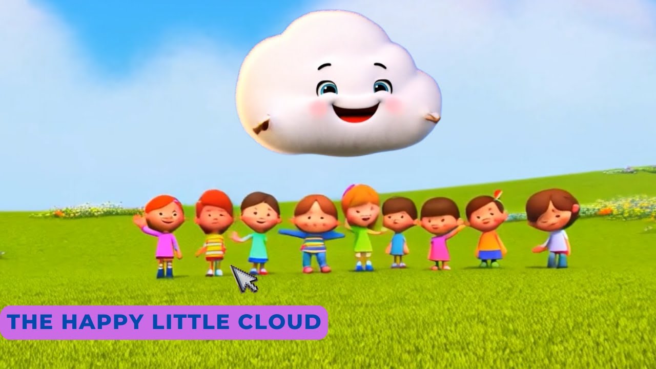 The Happy Little Cloud 🌤️ | Fun Cartoon Kids Song | Nursery Rhymes & Kids Songs | @KidsStoly ...