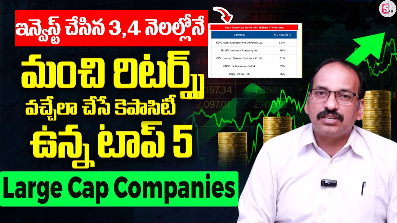 Top 5 Large-Cap Stocks with 3–4 Month Return Potential? | Best ...