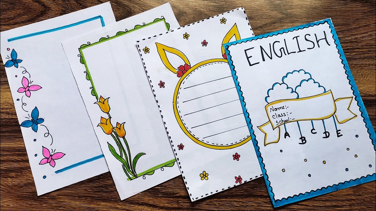 SIMPLE BORDER🎉 DESIGNS/ PROJECT WORK DESIGNS/ ASSIGNMENT FRONT PAGE ...