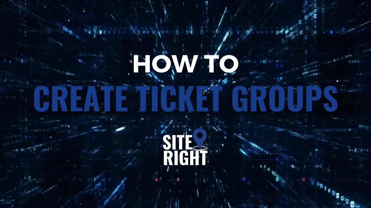 How to Create Ticket Groups - YouTube
