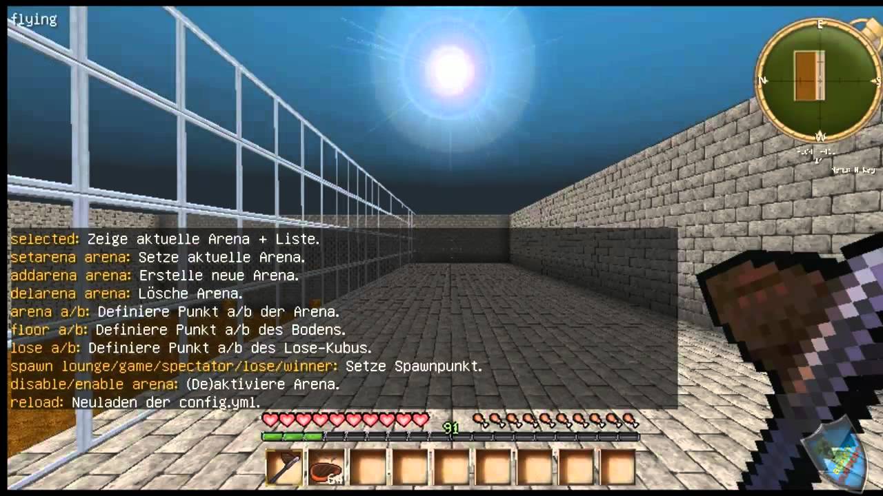Minecraft bukkit Server 1.1 Tutorial Plugin Simple Spleef v3.0.5 by BukkitSupport [GER] [HD ...