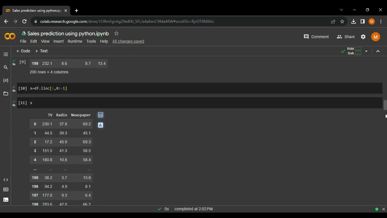 OASIS INFOBYTE DATASCIENCE INTERNSHIP|TASK 5|Sales prediction using python - YouTube
