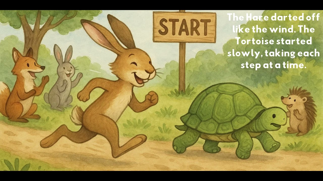 A race between the Hare and the Tortoise! - YouTube