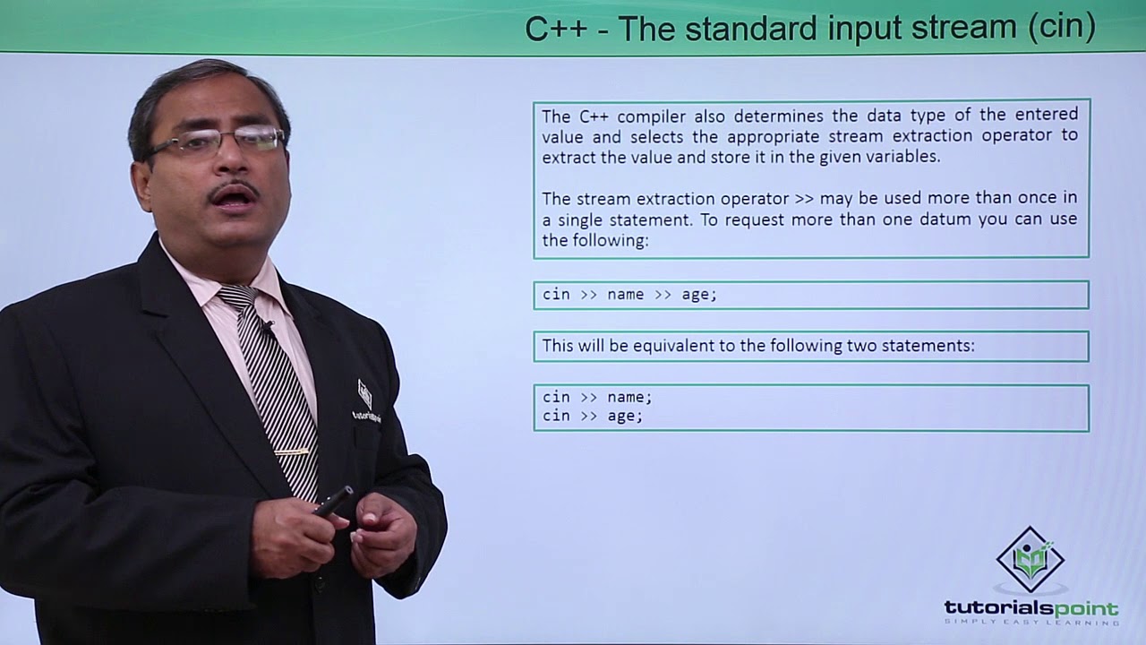 C The Standard Input Stream Cin YouTube c-the-standard-input-stream-cin-youtube