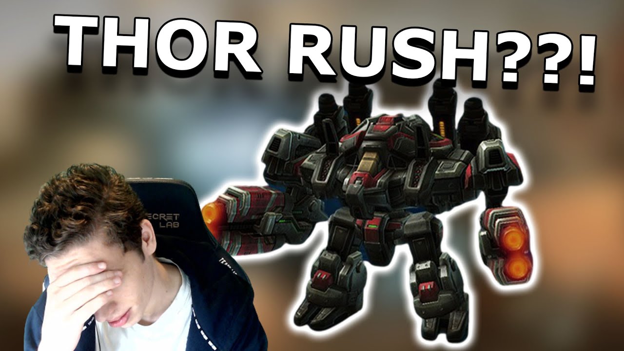 Thor DROP And A Meching Terran? | Road To Rank 1 - YouTube