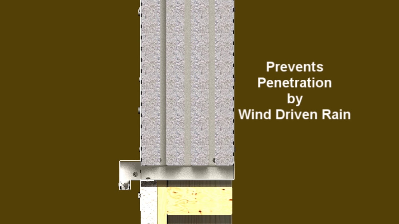 Embers Out Wildfire Ember and Rain blocking Gable Vents - YouTube