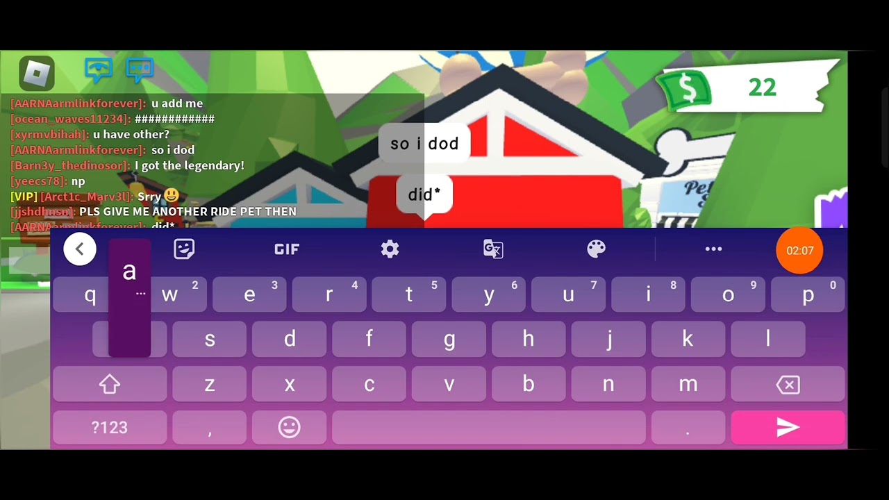 I found a baddie in adopt me//she was a stranger 100% real//unexpected ...