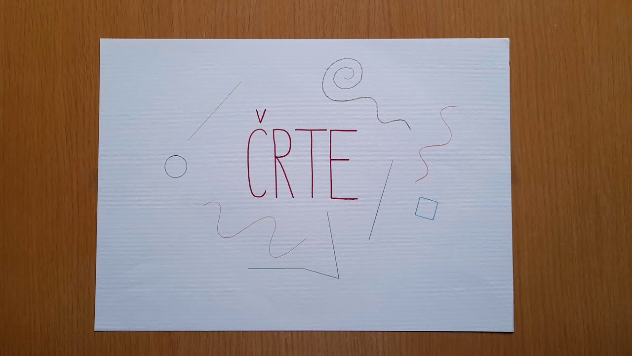 Ravne in krive črte - YouTube