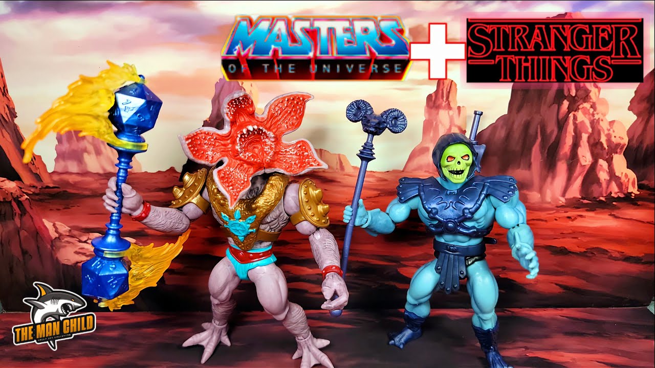 MOTU Origins Skeletor & Demogorgon ( Stranger Things) Two pack Figure ...