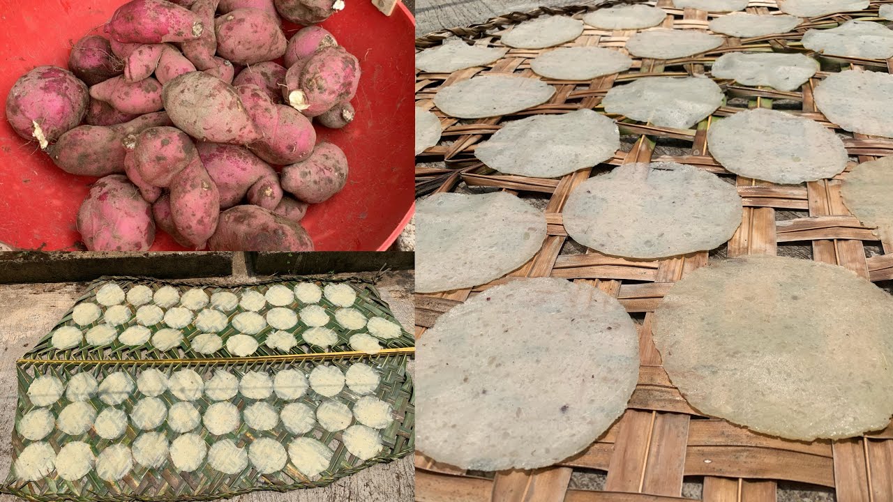 Sihi Genasina Happala | Sweet Potato Papad | Home made | Kezhangu ...