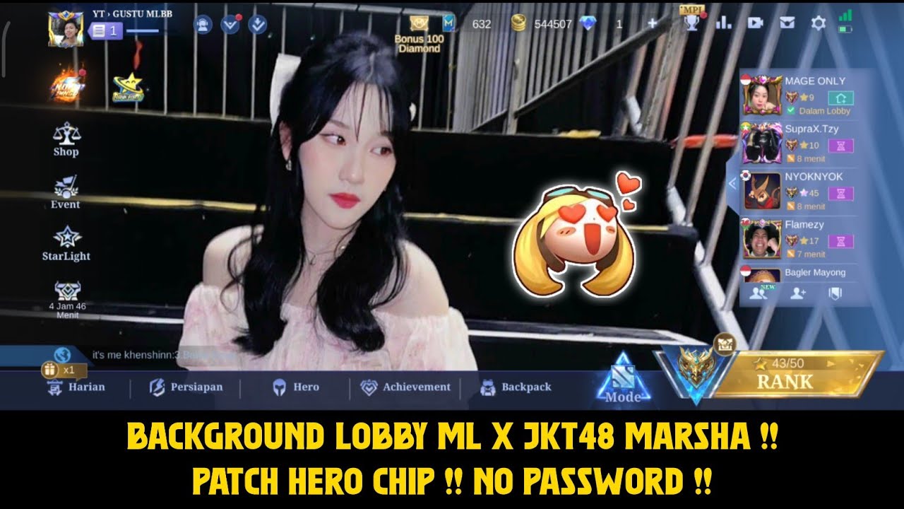 Background Lobby ML Marsha JKT48 Terbaru - Cara Mengganti Background ...