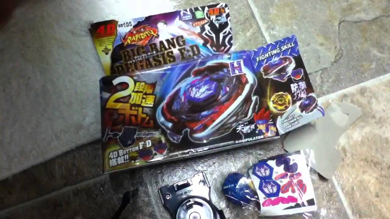 Big Bang Pegasis F:D (FINAL DRIVE SYSTEM) - Beyblade 4D - HongYi Brand ...
