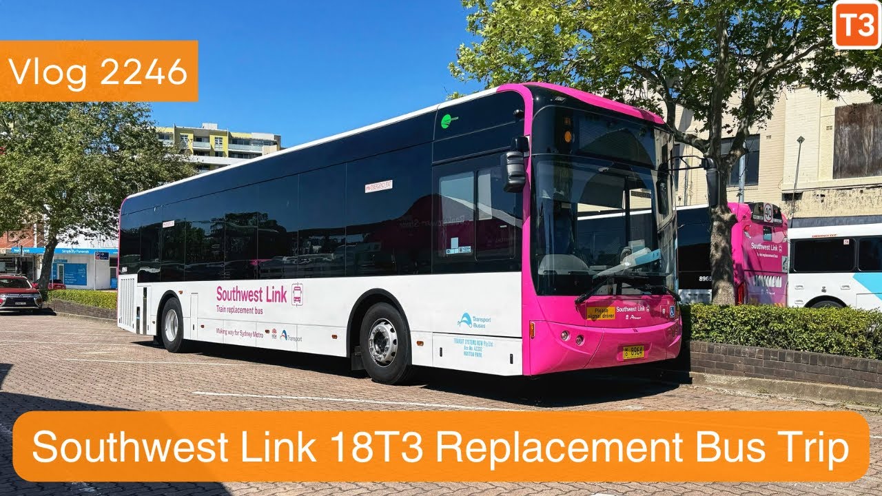 Sydney Trains Vlog 2246: Southwest Link 18T3 Bankstown Line Replacement ...