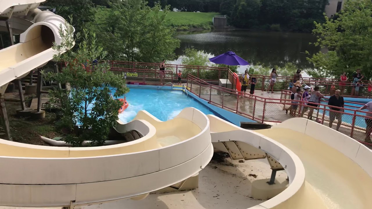 Sesame Place Water Slide Des 8-5-19 - YouTube