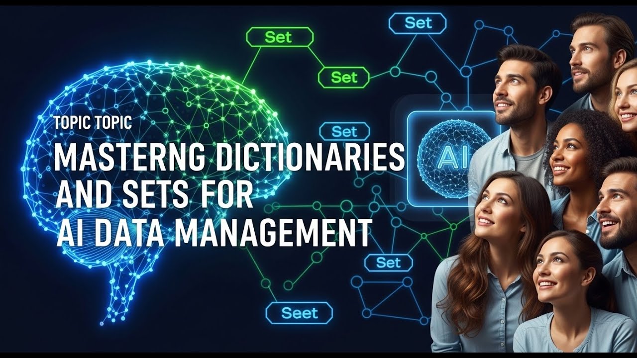 Python Tutorial - Dictionaries and Sets Explained | AI Data Structures for Beginners - YouTube