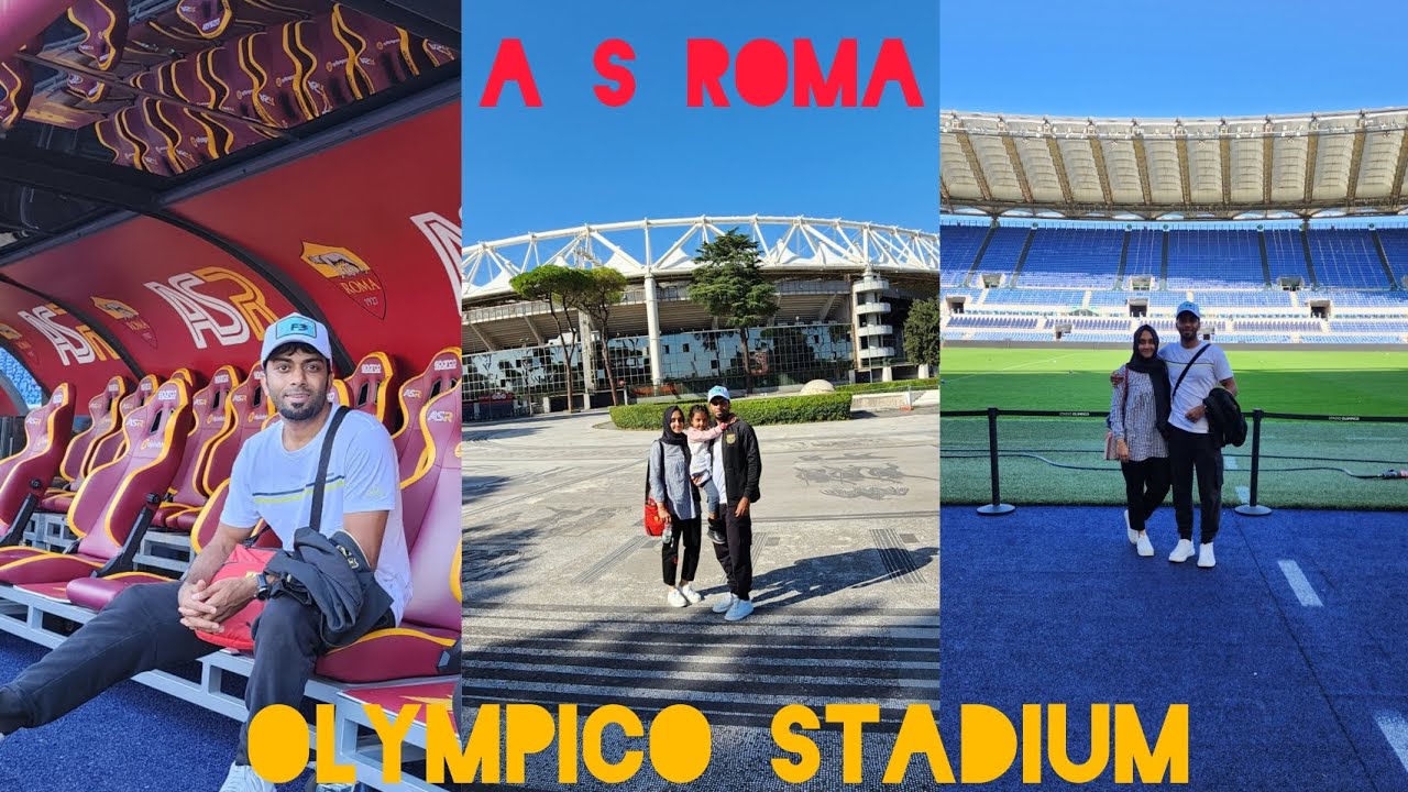 A S Roma football club | Olympico stadium tour Rome Italy | Lazio ...