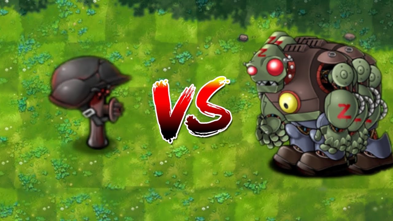 PvZ Fusion 2.2 Challenge - Doom Scary Shroom vs 5 Robot Gargantuar ...