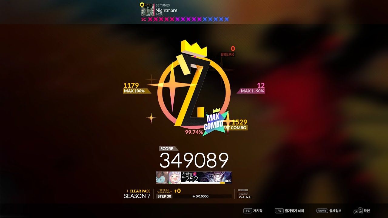 [DJMAX RESPECT V] Nightmare 5k SC (14) - YouTube