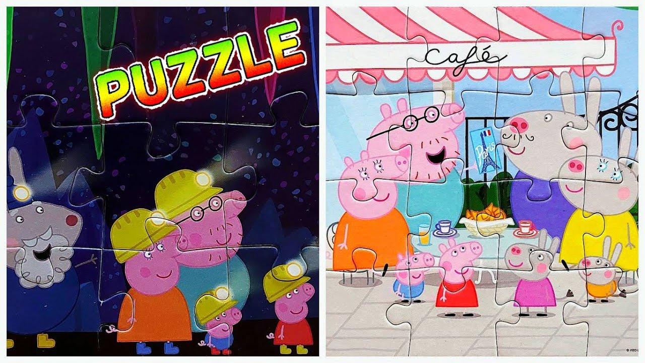 How to solve jigsaw puzzles Family Peppa Pig with Friends 🧩- Fun ...