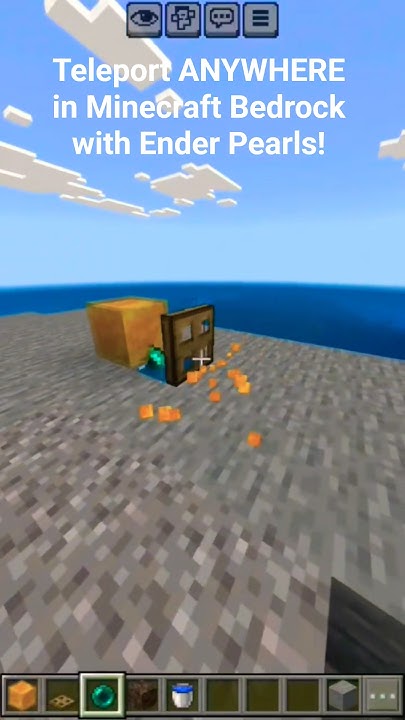 Teleport ANYWHERE in Minecraft Bedrock with Ender Pearls! - YouTube