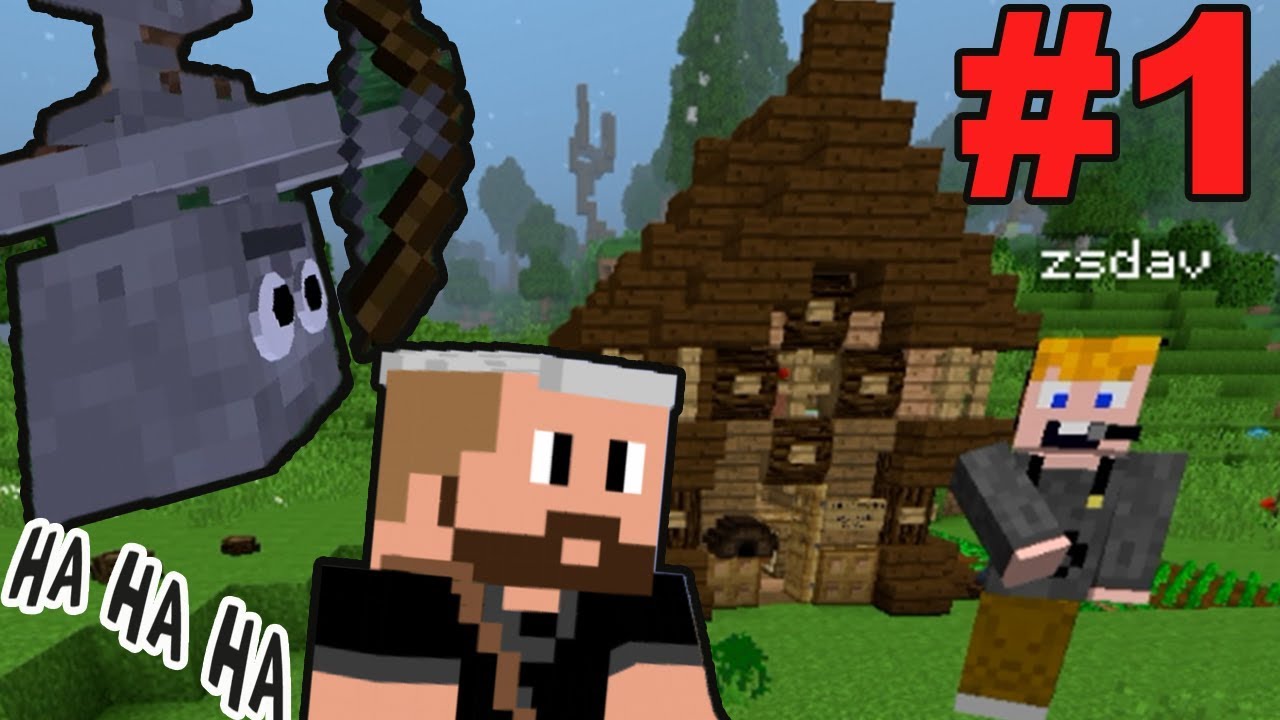 ZsDav ÉS A GÜLÜSZEMŰ SKELETON | EGY ÚJ MINECRAFT KALAND KEZDETE ...