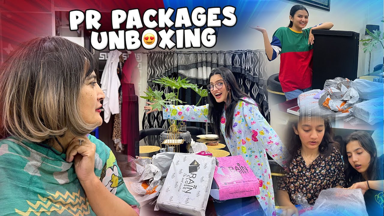 MAMA KA NEW HAIRSTYLE 💇‍♀️ | Sab K PR Packages Ki Unboxing 😍 | Hira Ki ...