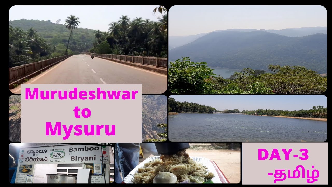 Day-3 : Murudeshwar to Mysuru Bike Ride || Murudeshwar Vlog || 1500 KMs ...
