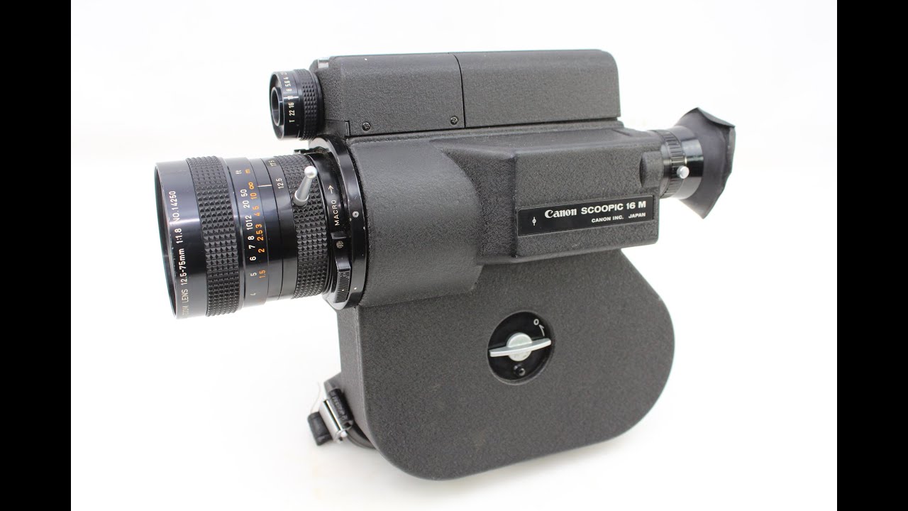 Vintage Canon SCOOPIC 16 M 16mm Film Movie Camera From Japan with Case ...