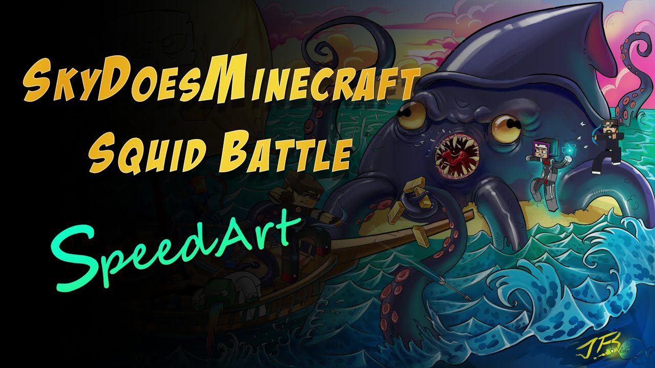 SkyDoesMinecraft Wallpaper - SpeedART - YouTube