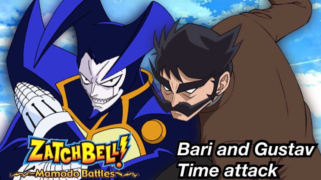 Zatch bell mamodo battles Bari & Gustav Time Attack - YouTube